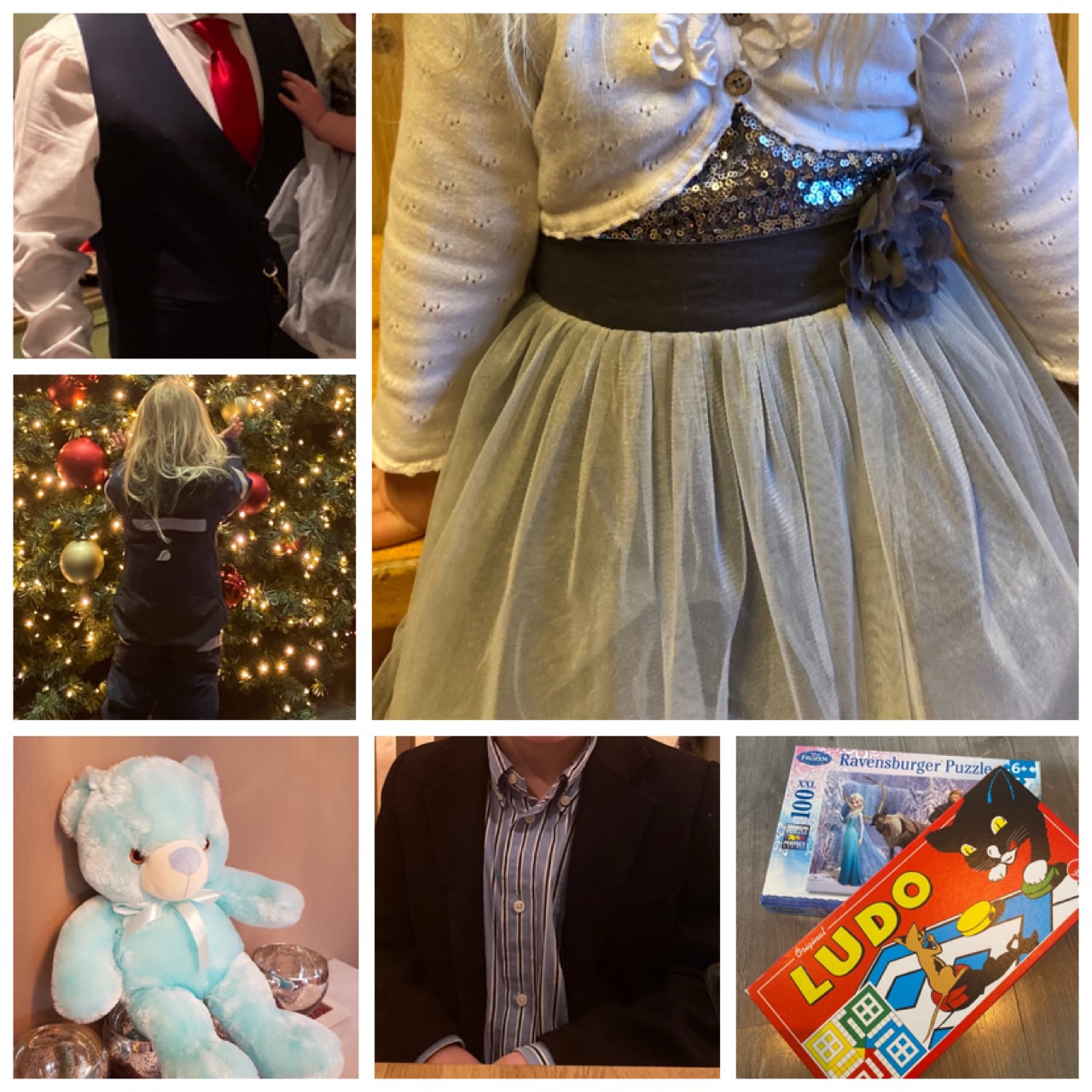 Leker og klesbyttedag: fest, vinter og julegaver